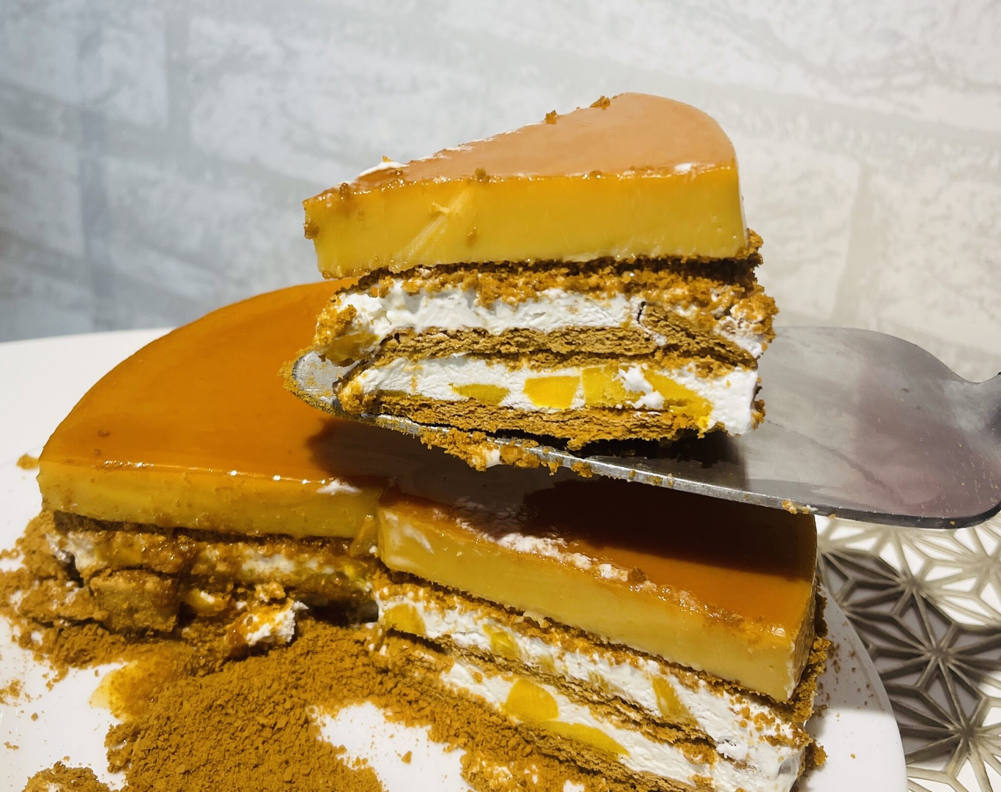 Buy 1 Take 1 Mango Graham Flan – Kenji's Cafe